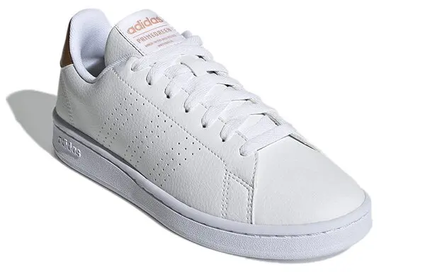 Adidas Advantage Copper Metallic Low Top Sneakers