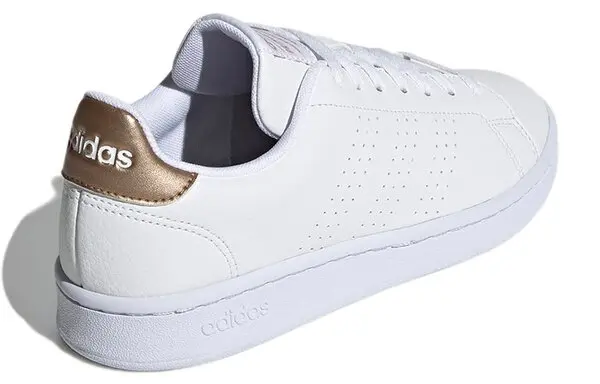 Adidas Advantage Copper Metallic Low Top Sneakers