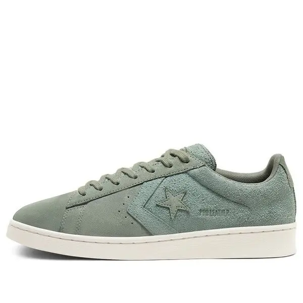 CONVERSE Pro Leather Low Top Suede Sneakers - Light Green