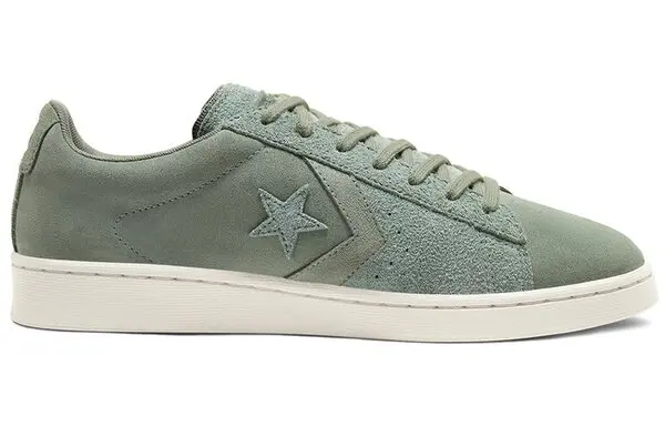CONVERSE Pro Leather Low Top Suede Sneakers - Light Green