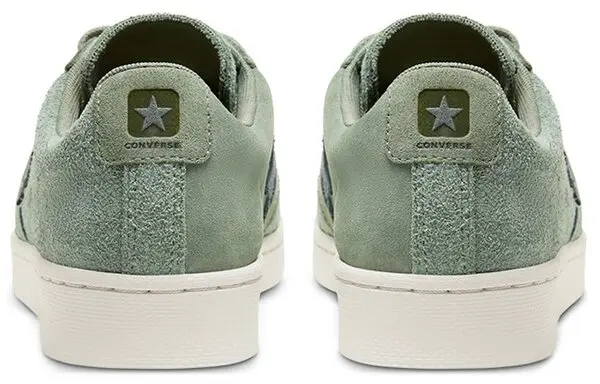 CONVERSE Pro Leather Low Top Suede Sneakers - Light Green