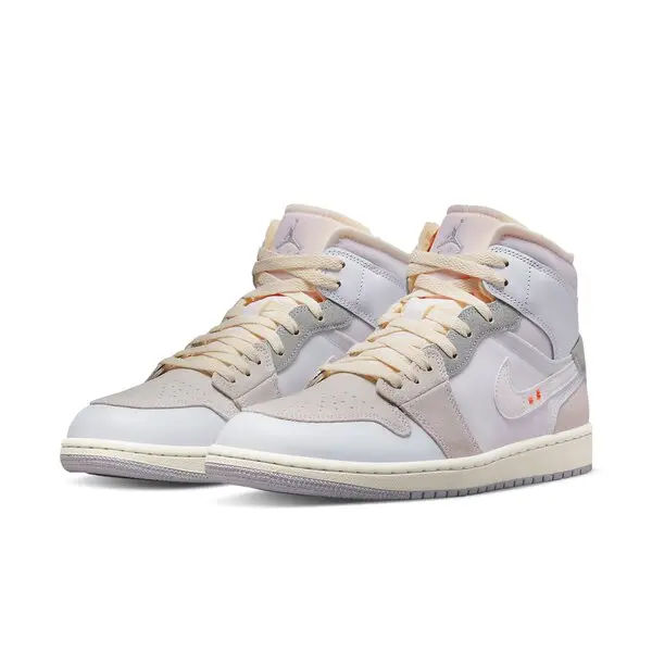 JORDAN 1 Mid Se Craft "inside Out - Grey/white