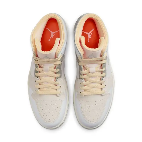 JORDAN 1 Mid Se Craft "inside Out - Grey/white