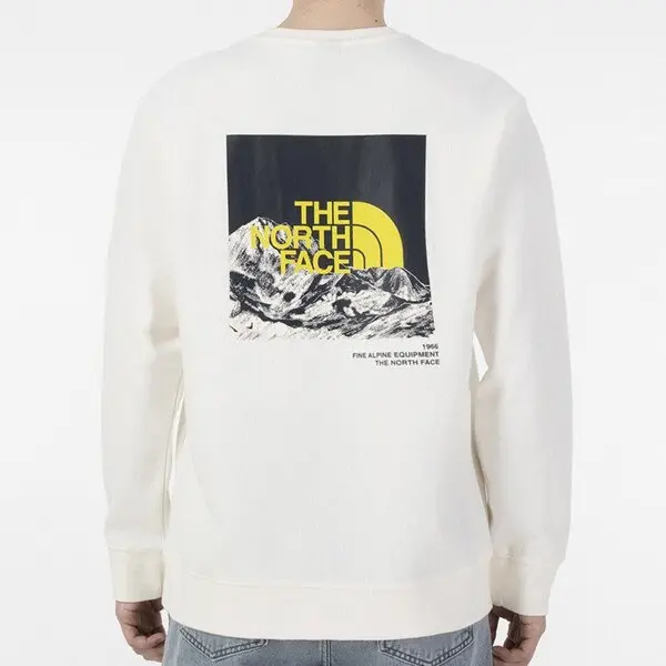 The North Face Regrind Crew Neck Sweatshirt With Graphic Print