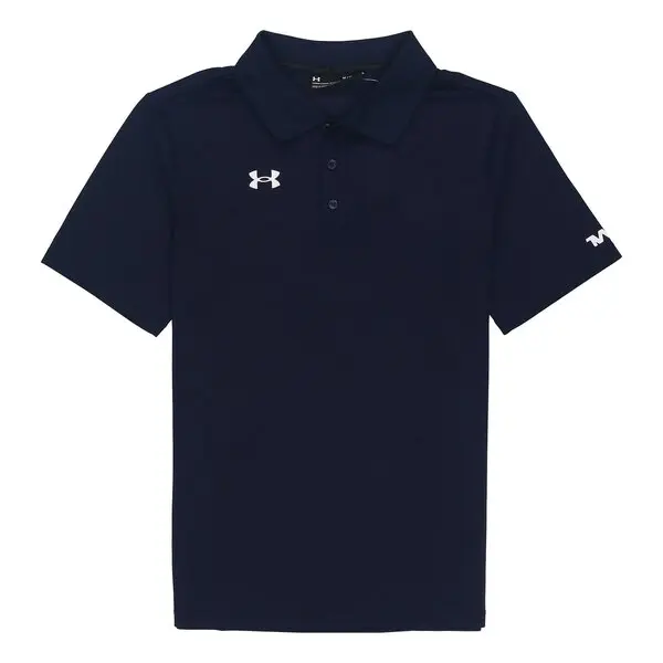 Under Armour Casual Sports Lapel Training Breathable Short Sleeve Polo Shirt - Blue