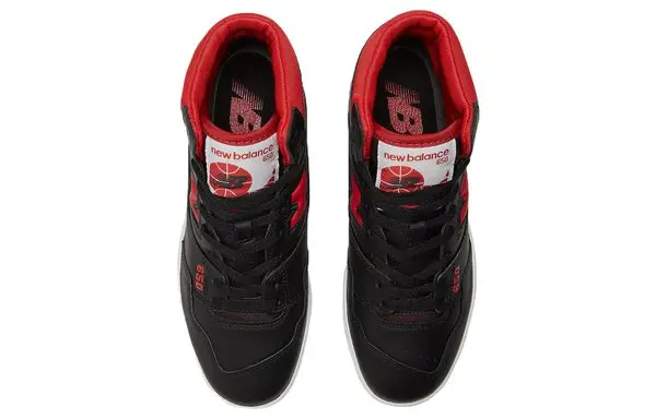 NEW BALANCE 650r High Top Sneakers - Black/red