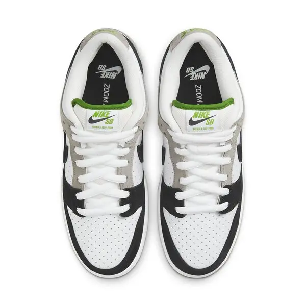 Nike Dunk Low Pro "chlorophyll" Sneakers - White/gray/black