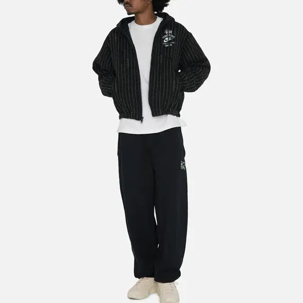 Nike X Stüssy Striped Wool Zip-up Jacket