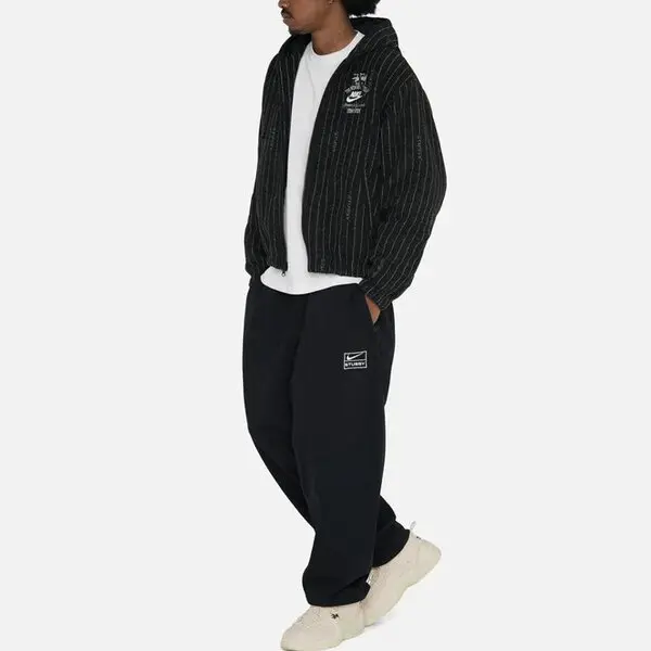 Nike X Stüssy Striped Wool Zip-up Jacket