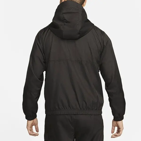 JORDAN Half Zipper Hooded Jacket