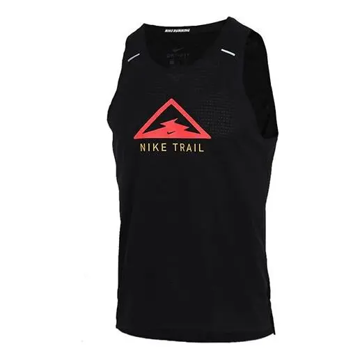 Nike Rise 365 Trail Dri-fit Running Vest - Black