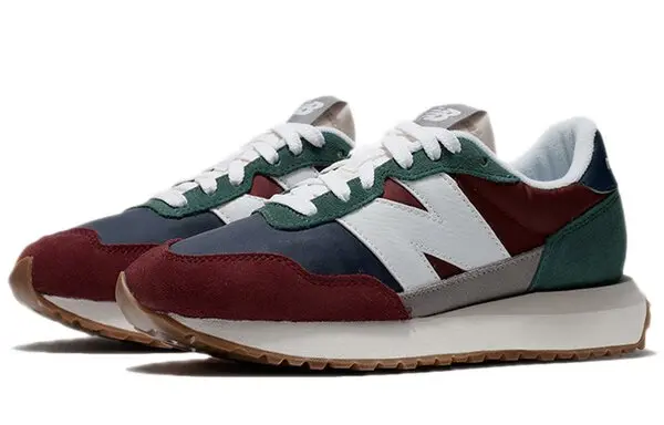 NEW BALANCE 237v1 "scarlet Team Forest Green" Sneakers - Red/blue/green
