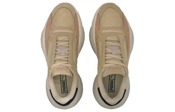PUMA Alteration Premium Leather Low Top Sneakers - Brownpink