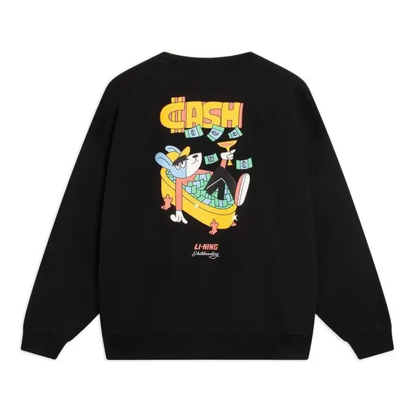 LI-NING X Pablo Ientile Graphic Pullover - Black/multi-color