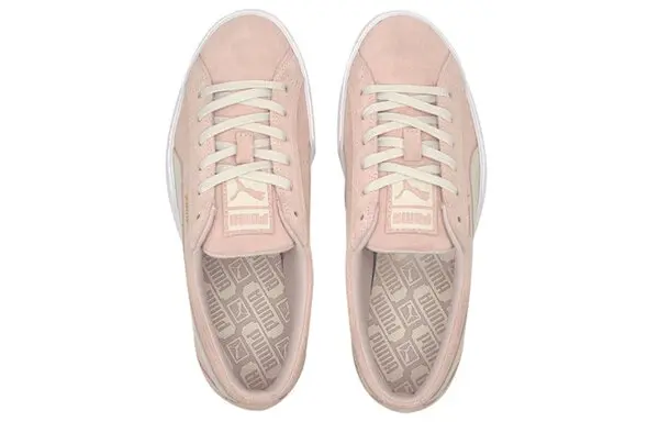 PUMA Love Suede Low Top Sneakers - Light Pink