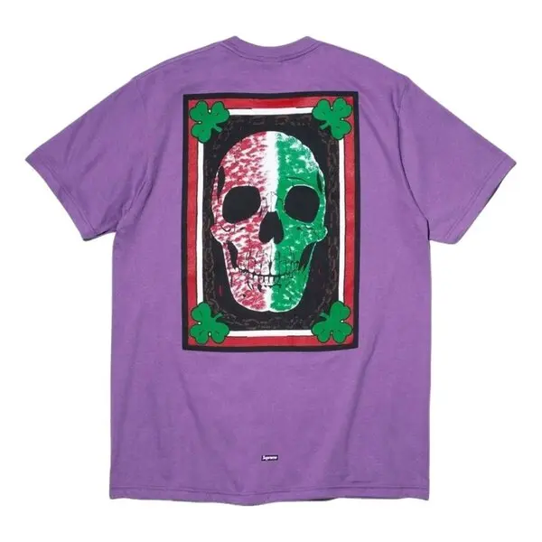 Supreme X Mike Kelley Ss26 Banner T-shirt - Purple