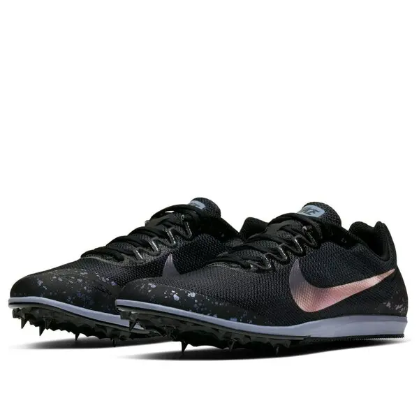 Nike Zoom Rival D Spikes Athletic Shoes - Black