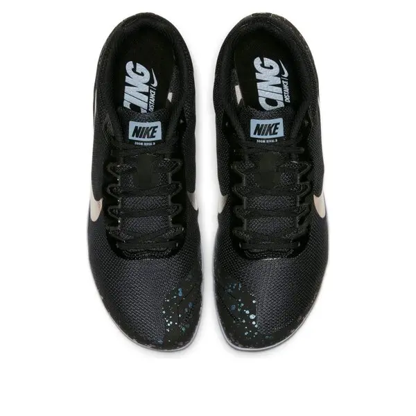 Nike Zoom Rival D Spikes Athletic Shoes - Black