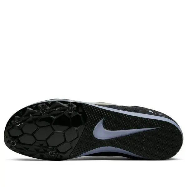 Nike Zoom Rival D Spikes Athletic Shoes - Black