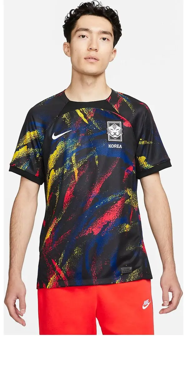 Nike Korea 2022/23 Stadium Home Dri-fit Soccer Jersey - Black/multi-color