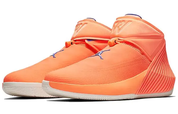 JORDAN Why Not Zer0.1 "cotton Shot" High Top Sneakers - Orange