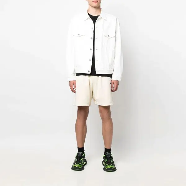 Balenciaga Political Campaign Sweat Shorts - Beige