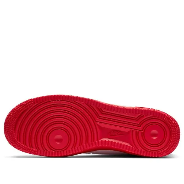 Nike Force 1 Low Top Sneakers - White/red