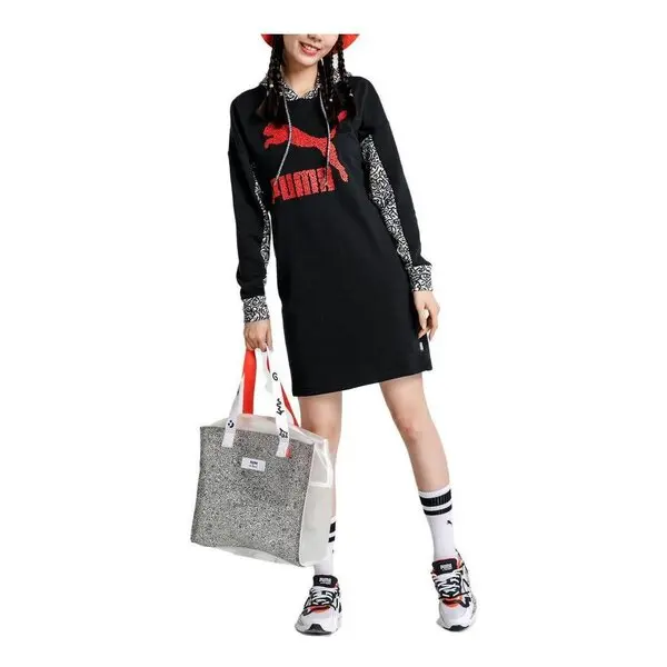 PUMA X Mr. Doodle Hooded Dress - Default Color