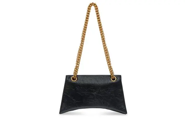 Balenciaga Crush Small Chain Bag - Black