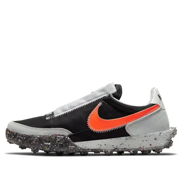 Nike Waffle Racer Crater Sneakers - Summit White/hyper Crimson-photon Dust-black-grey Fog