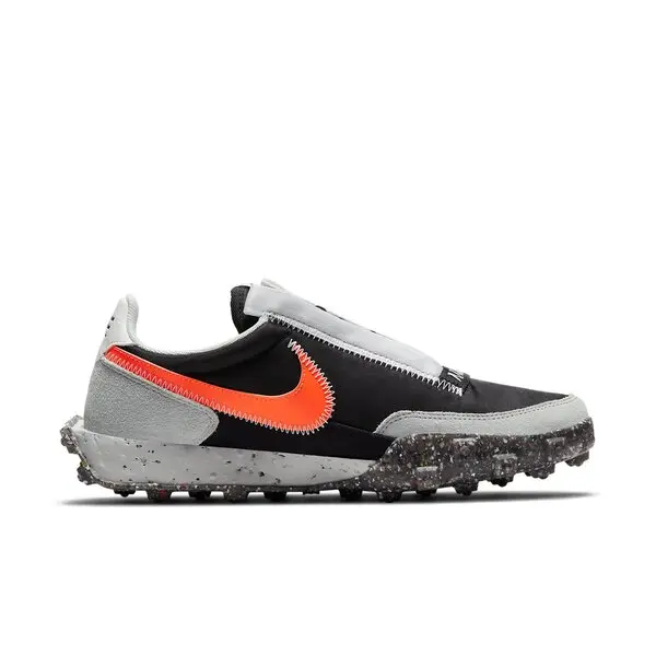 Nike Waffle Racer Crater Sneakers - Summit White/hyper Crimson-photon Dust-black-grey Fog