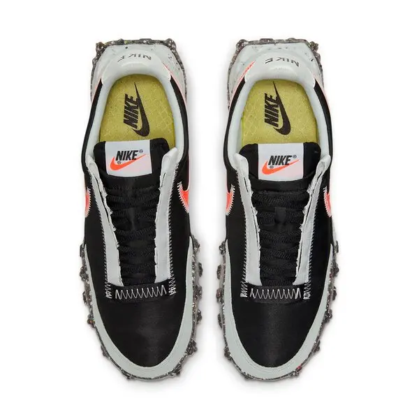Nike Waffle Racer Crater Sneakers - Summit White/hyper Crimson-photon Dust-black-grey Fog