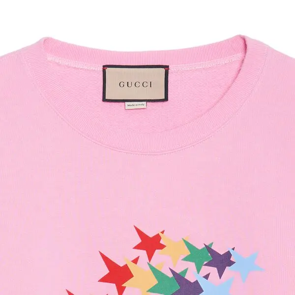 Gucci Rainbow Stars Crewneck Sweatshirt