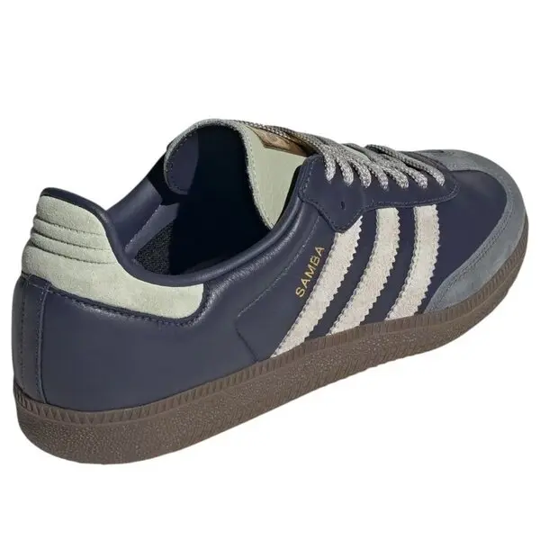 Adidas Samba Og "shadow Navy Sesame Carbon" Sneakers - Shadow Navy/sesame/carbon