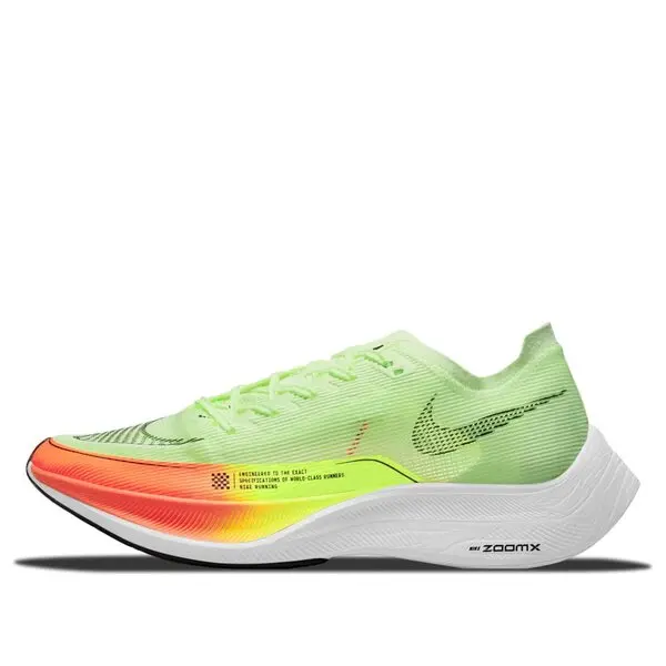 Nike Zoomx Vaporfly Next% 2 'fast Pack' Running Sneakers - Barely Volt/hyper Orange/volt