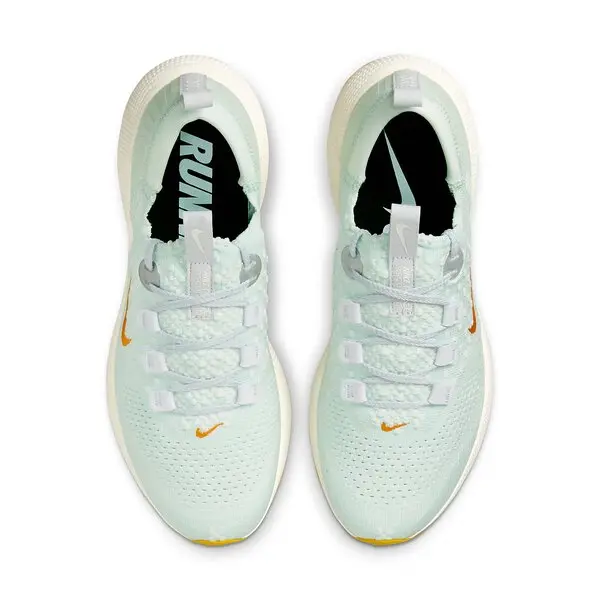 Nike React Escape Run Flyknit Sneakers - Green/orange