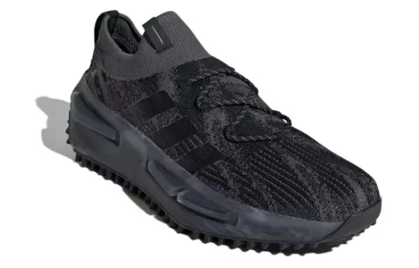 Adidas Nmd_s1 "tiger Stripes Black" Sneakers - Core Black/core Black/grey Five