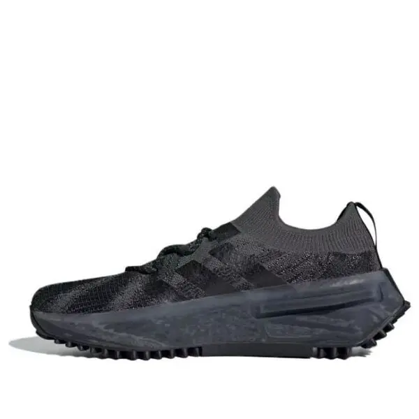 Adidas Nmd_s1 "tiger Stripes Black" Sneakers - Core Black/core Black/grey Five