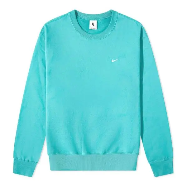 Nike Nrg Solo Swoosh Crew Sweatshirt - Washed Teal