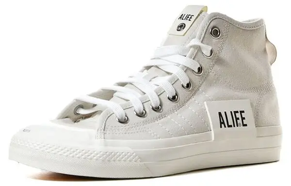 Adidas Alife X Nizza High Top Sneakers - White