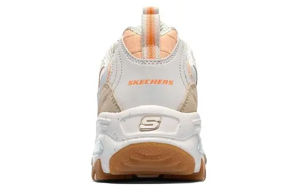 Sketchers D'lites "natural Multicolor" Lace-up Sneakers - Natural/multicolor