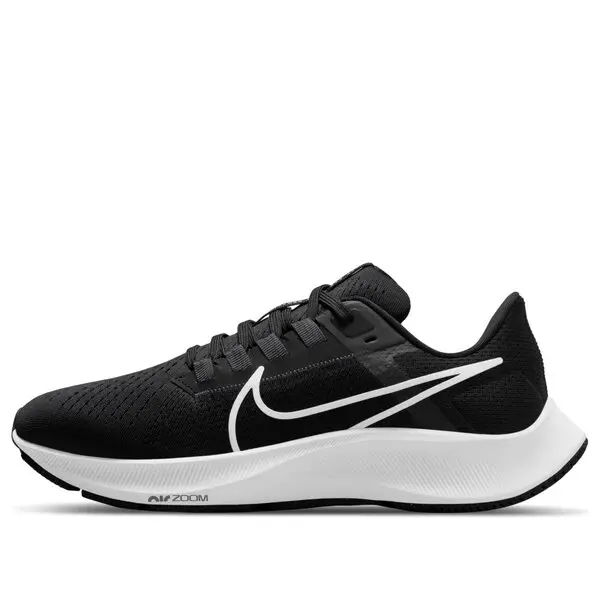Nike Zoom Pegasus 38 Athletic Sneakers - Black/white