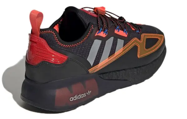 Adidas Originals Zx 2k Boost Sneakers - Black/red/orange