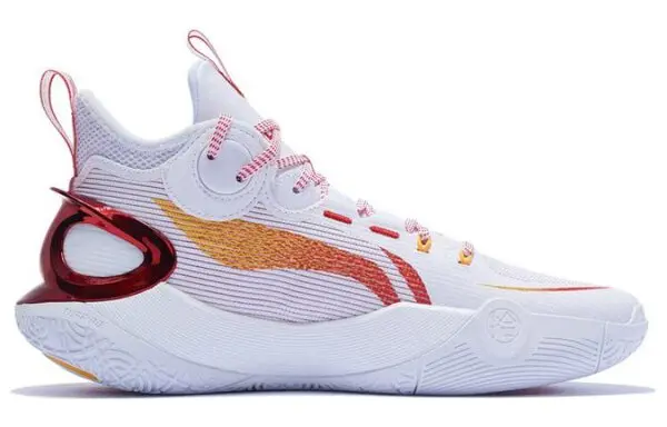 LI-NING Sonic 10 Ultra Mid 'china Home Jersey' Sneakers - White/red