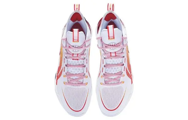 LI-NING Sonic 10 Ultra Mid 'china Home Jersey' Sneakers - White/red
