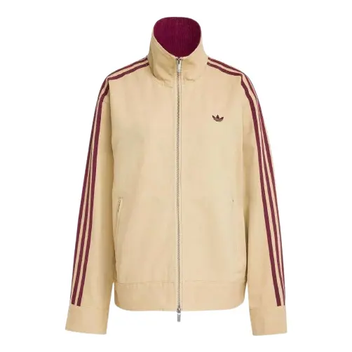 Adidas Twill Full Zip Jacket - Beige
