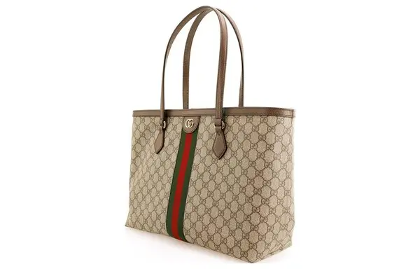 Gucci Ophidia Gg Middle-sized Tote Bag - Brown