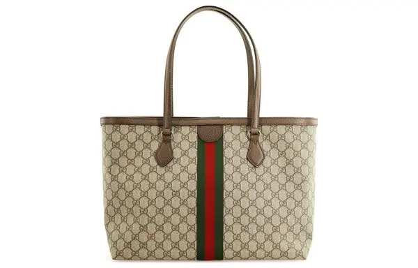 Gucci Ophidia Gg Middle-sized Tote Bag - Brown