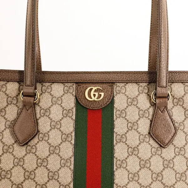Gucci Ophidia Gg Middle-sized Tote Bag - Brown
