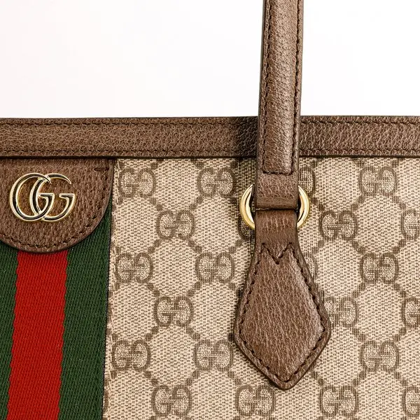 Gucci Ophidia Gg Middle-sized Tote Bag - Brown